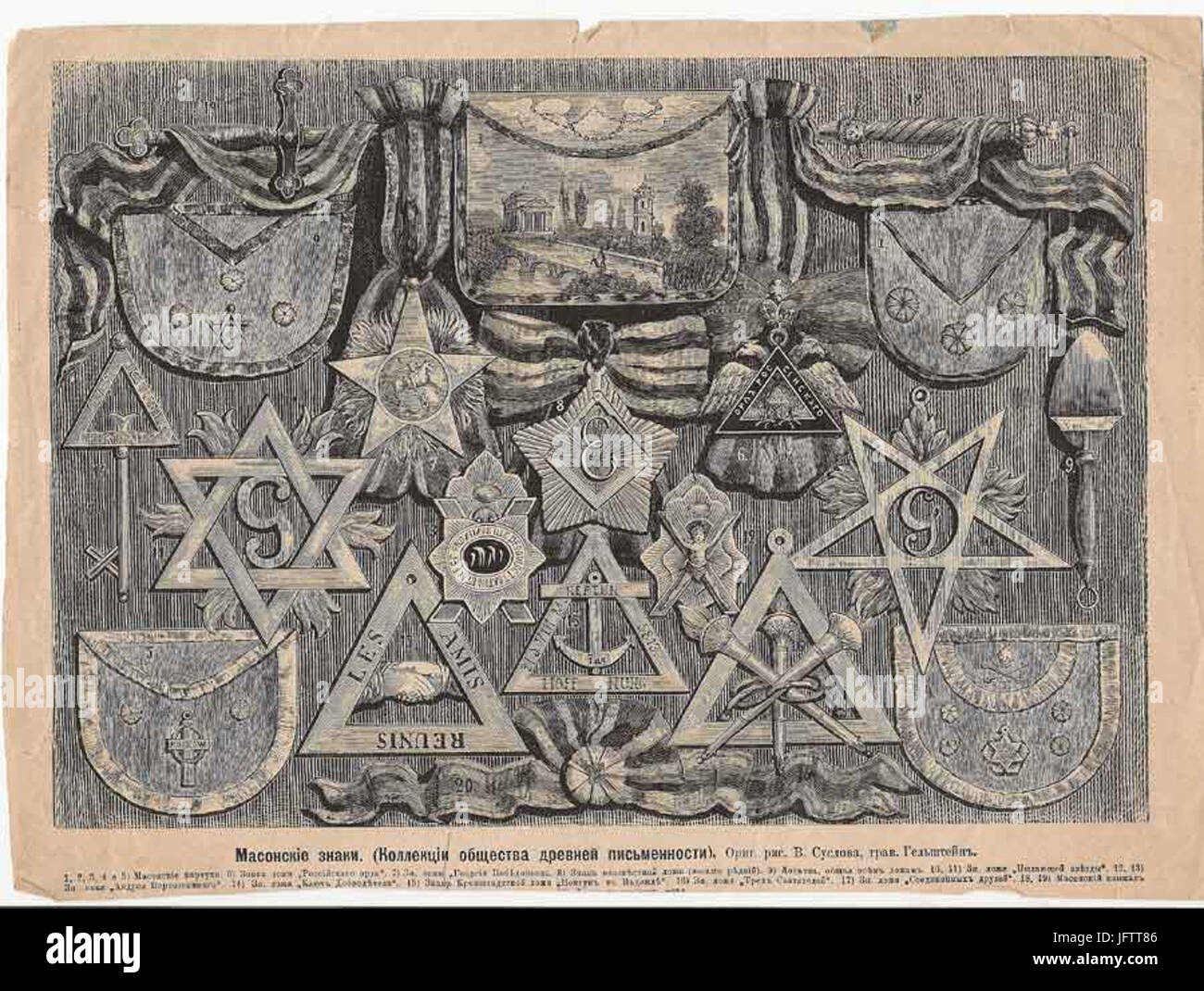 Occult art symbols hi-res stock photography and images - Alamy