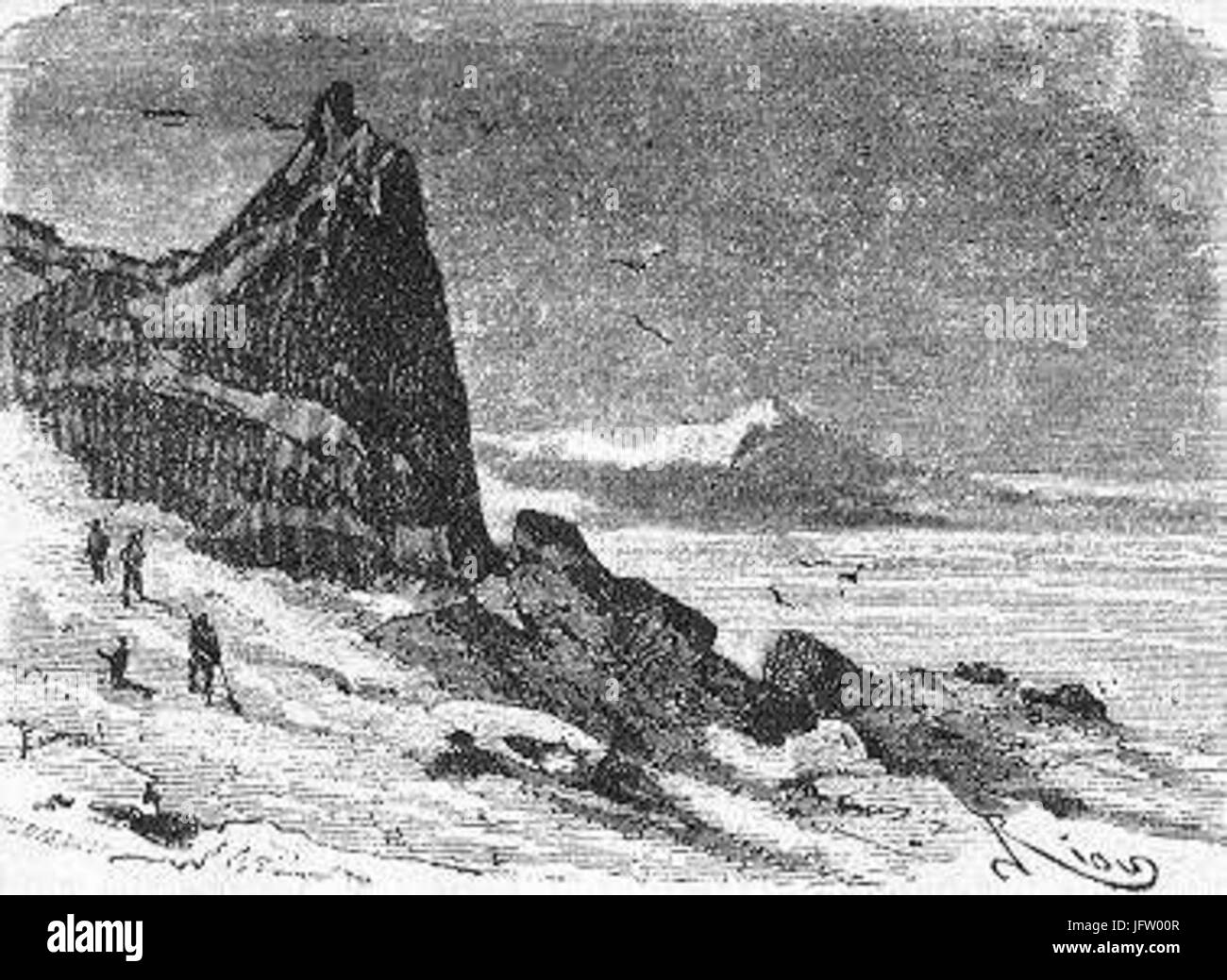 The Field of Ice by Riou and Montaut 028 Stock Photo - Alamy