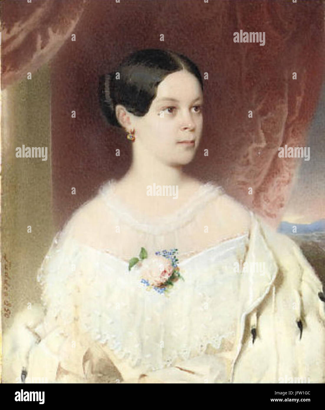 Alexandra Iosifovna by T.Mayer 28priv.coll.29 Stock Photo - Alamy