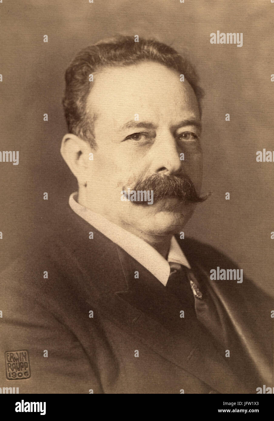 Alfred Grünfeld Austrian pianist 1906 Stock Photo - Alamy