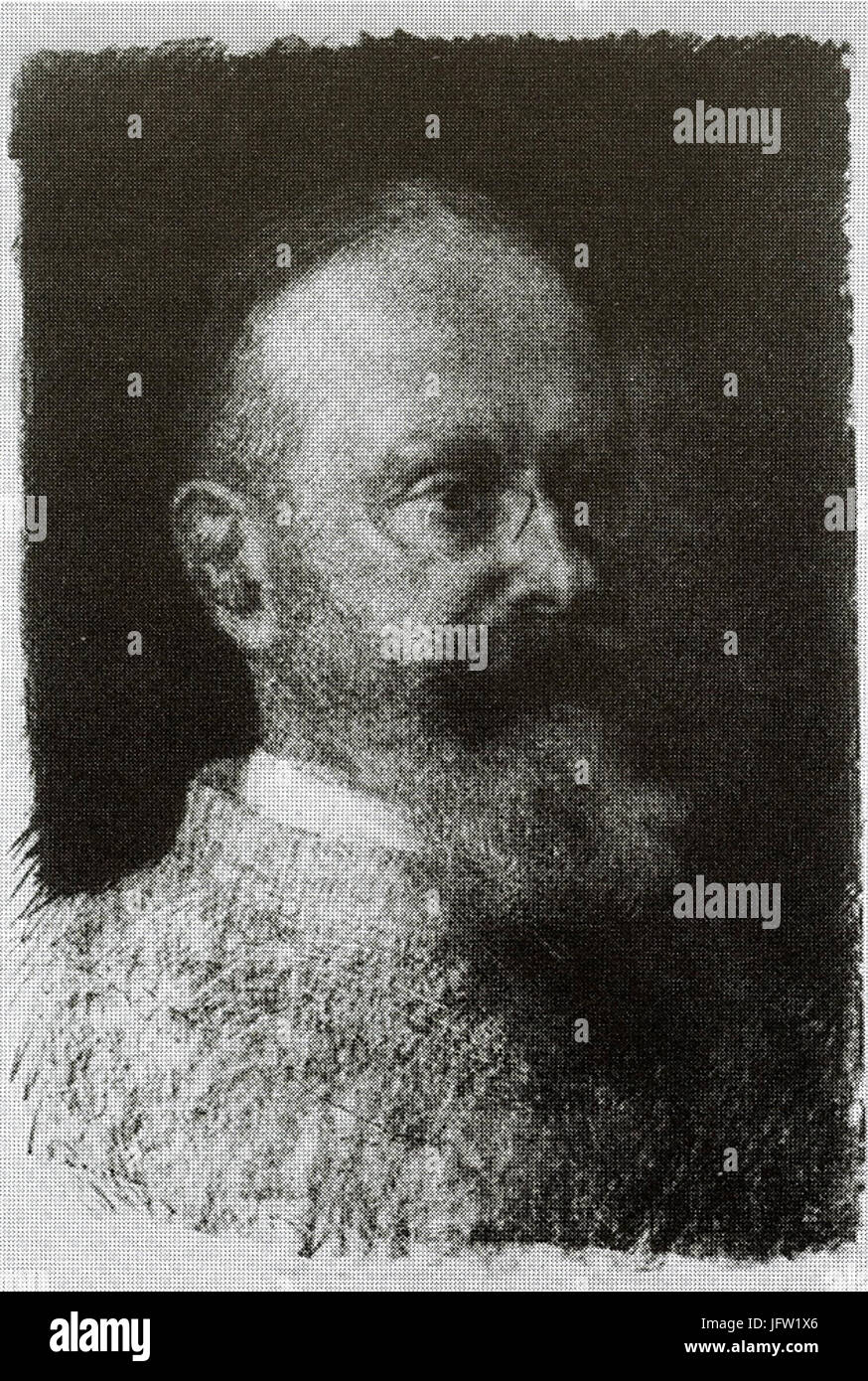 Alfred Graetzer (1875-1911), Porträt Albert Neisser, 1910 Stock Photo ...