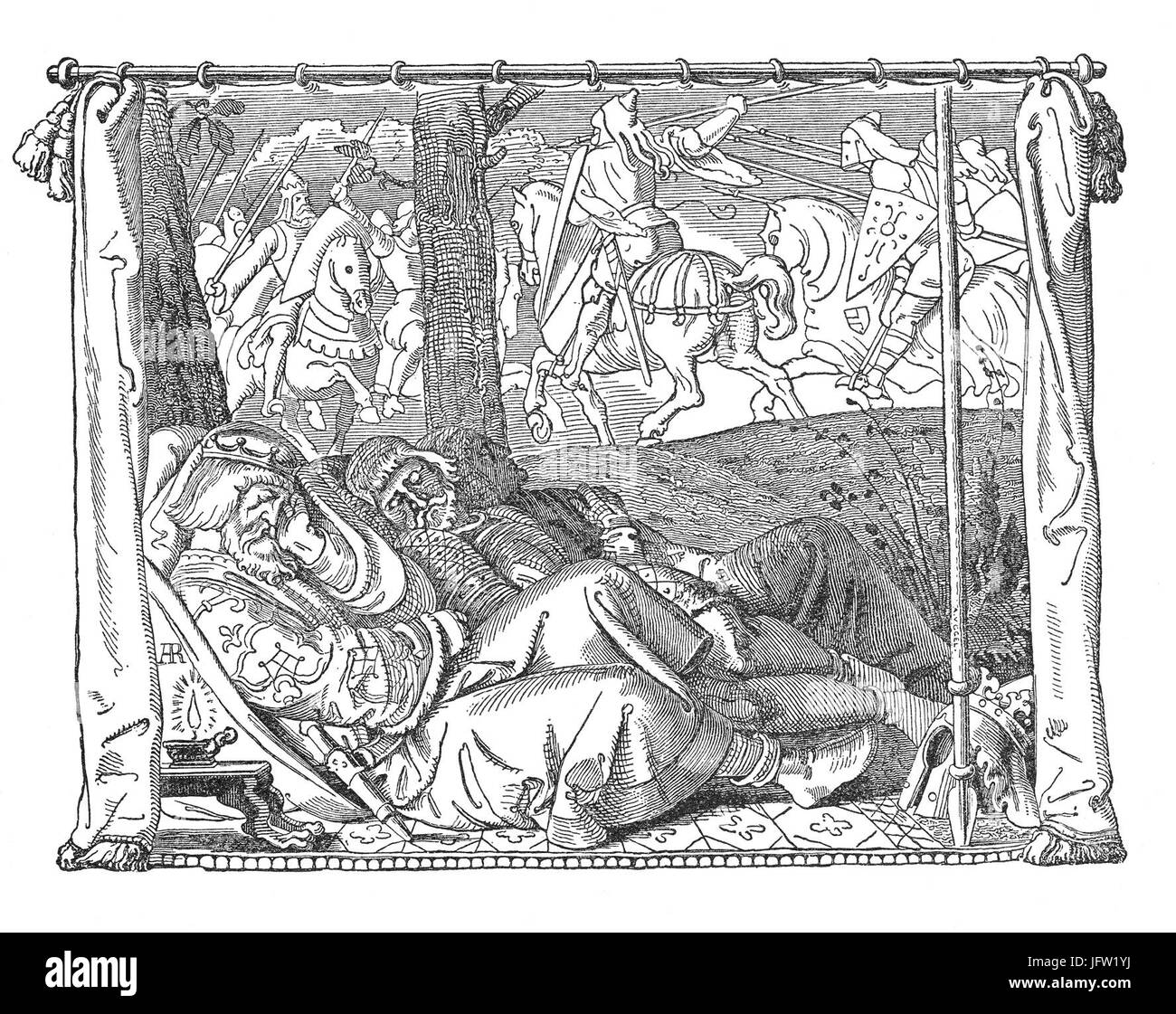 Drawing By Alfred Rethel Stock Photos & Drawing By Alfred Rethel Stock ...