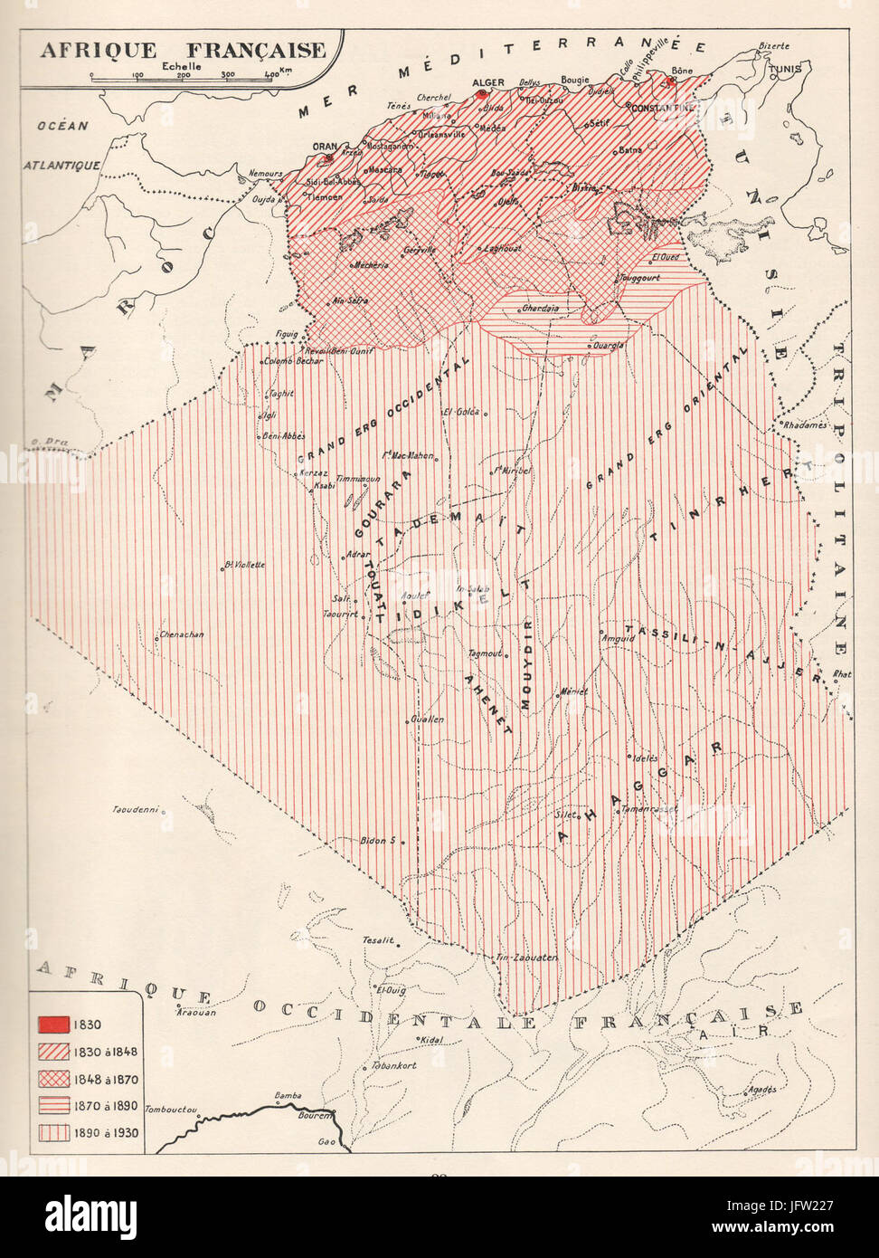 Map algerie hi-res stock photography and images - Alamy