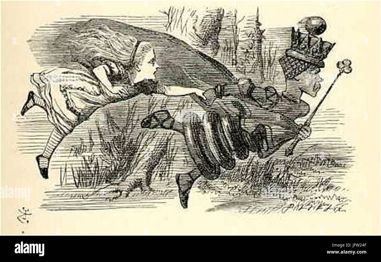 Alice 26 Red Queen Stock Photo - Alamy