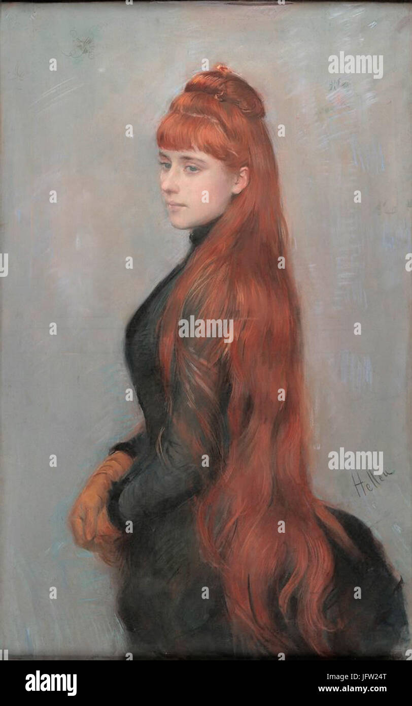 Alice Louis-Guérin, by Paul-César Helleu Stock Photo - Alamy