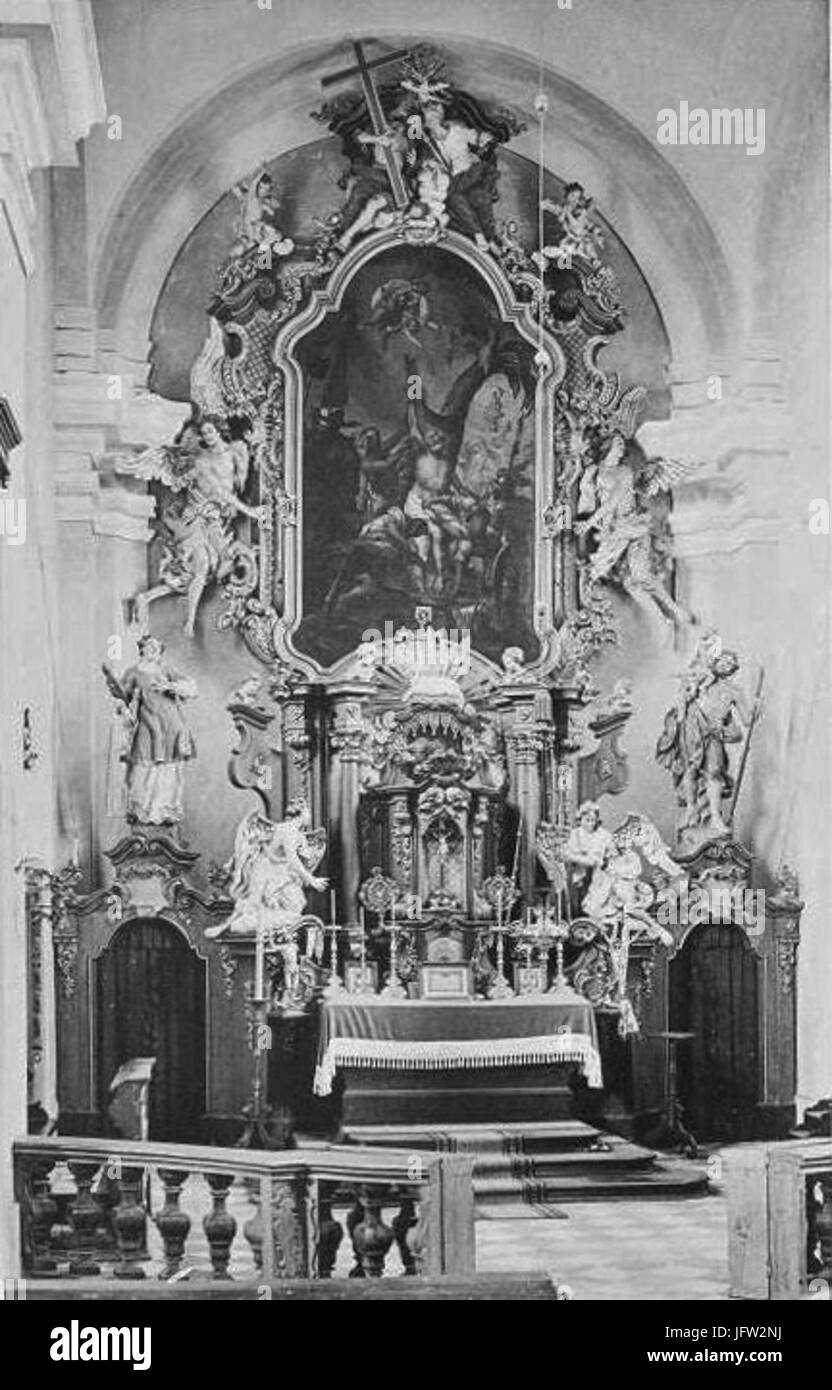 Historic altar painting Black and White Stock Photos & Images - Alamy