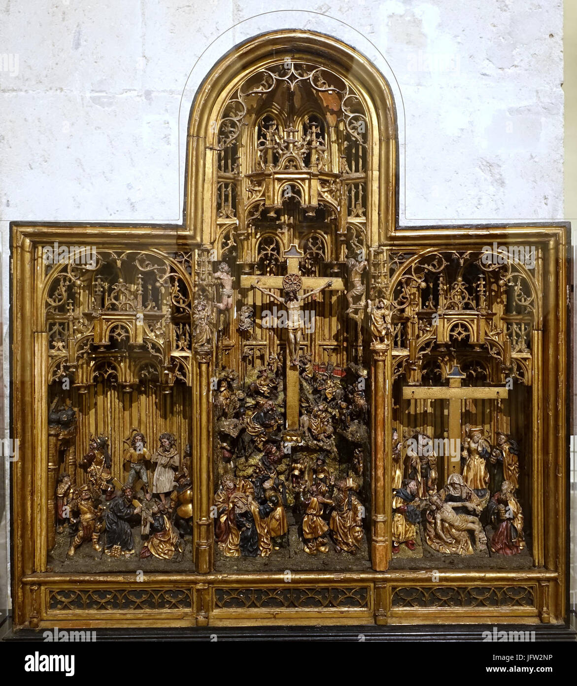 Altar retable with scenes from the Passion, Jan Borman the Younger ...