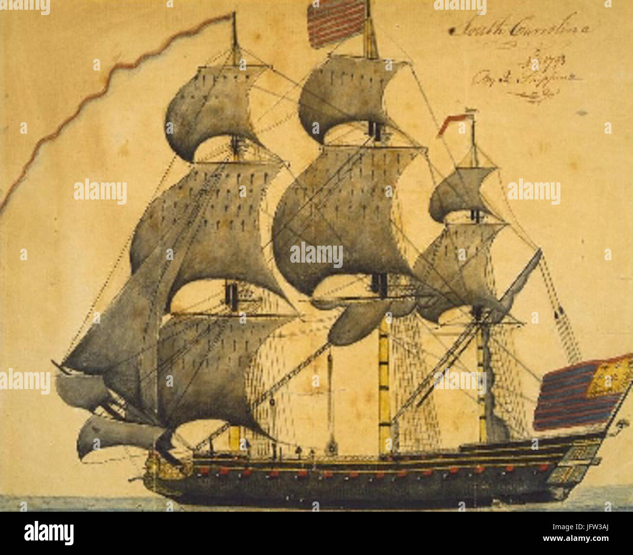 American frigates hi-res stock photography and images - Alamy