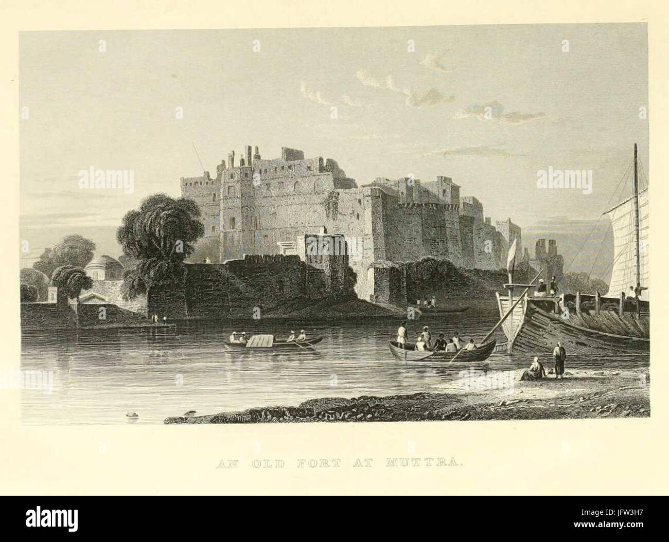 An old fort at Muttra, from vol. 3 of 'The Indian empire' by Robert ...