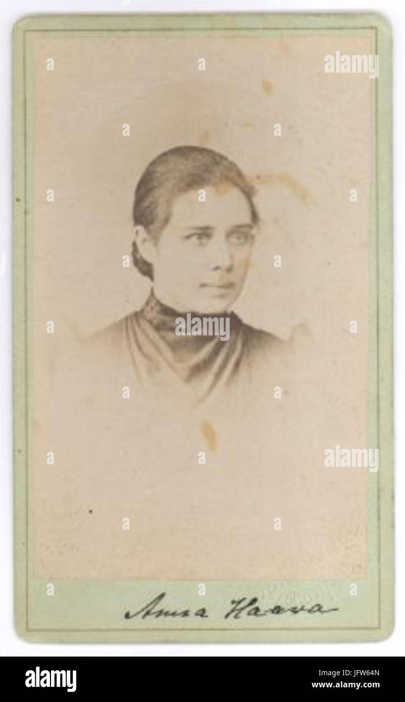 Anna Haava 19.saj Stock Photo - Alamy