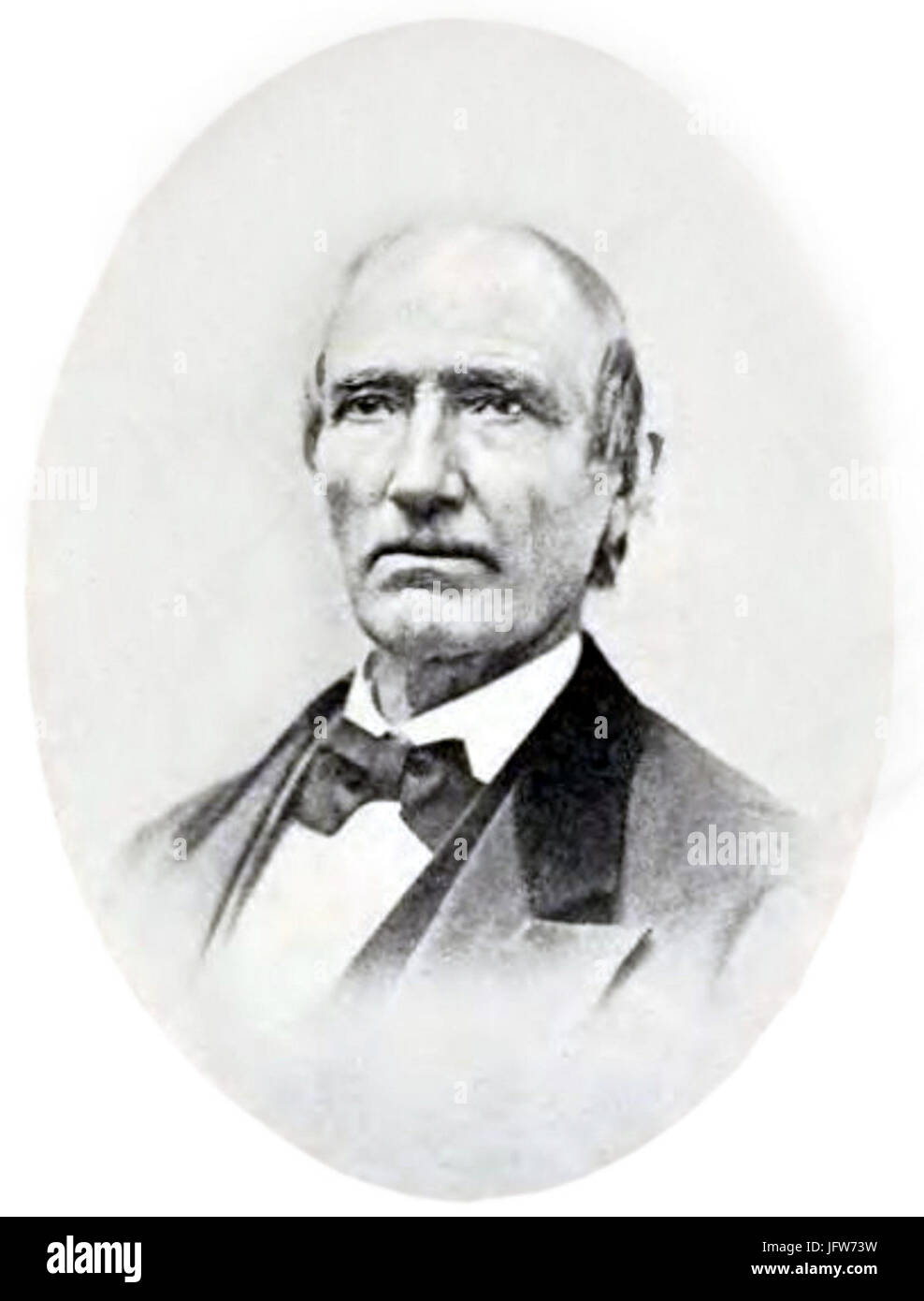 Ansel Briggs First Governor of the State - History of Iowa Stock Photo ...
