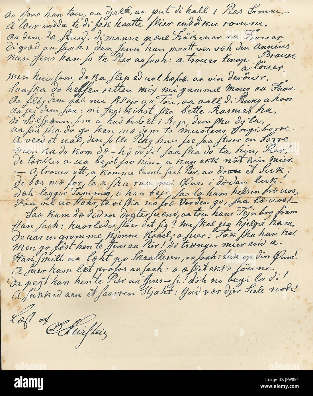 Blichers Slauet ve Kjøvvenhaun 2 Stock Photo - Alamy