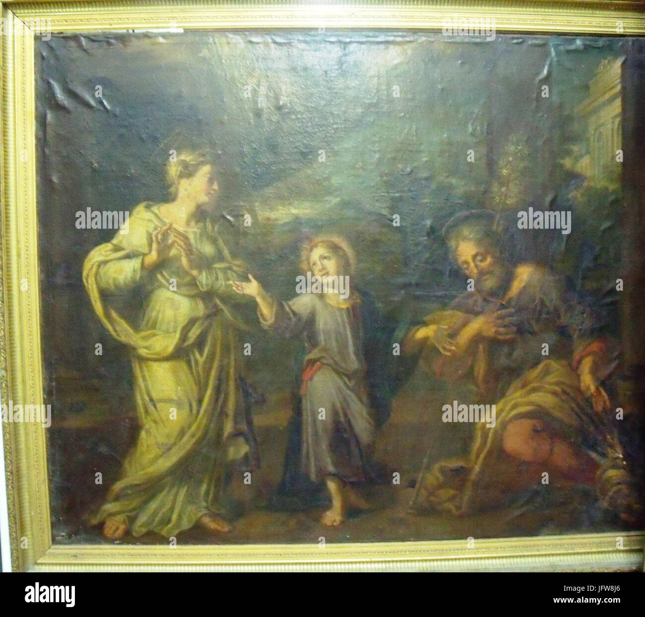 BMVB - anònim - La Sagrada família - 1453 Stock Photo - Alamy