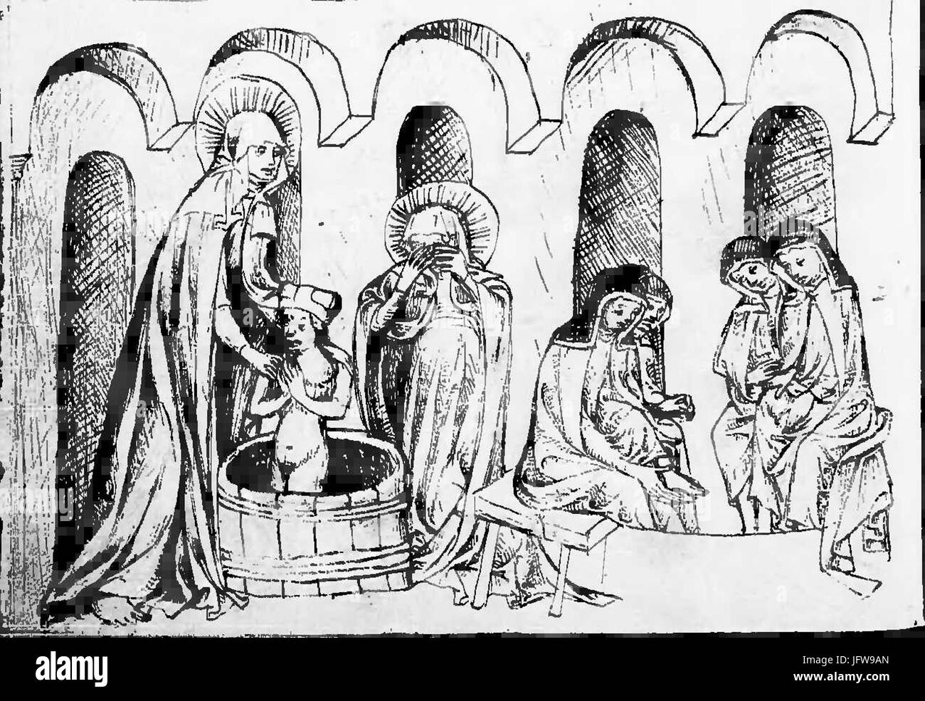 Bolesław Rogatka z babcią Stock Photo - Alamy