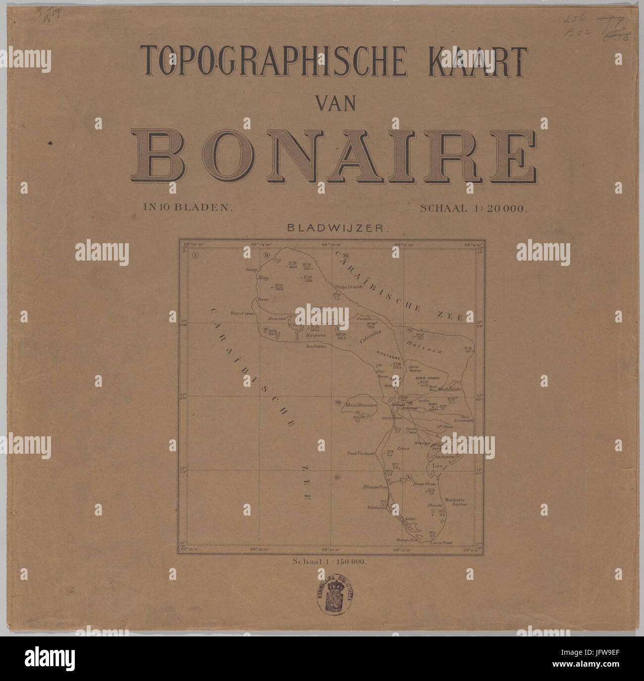 Bonaire map hi-res stock photography and images - Alamy