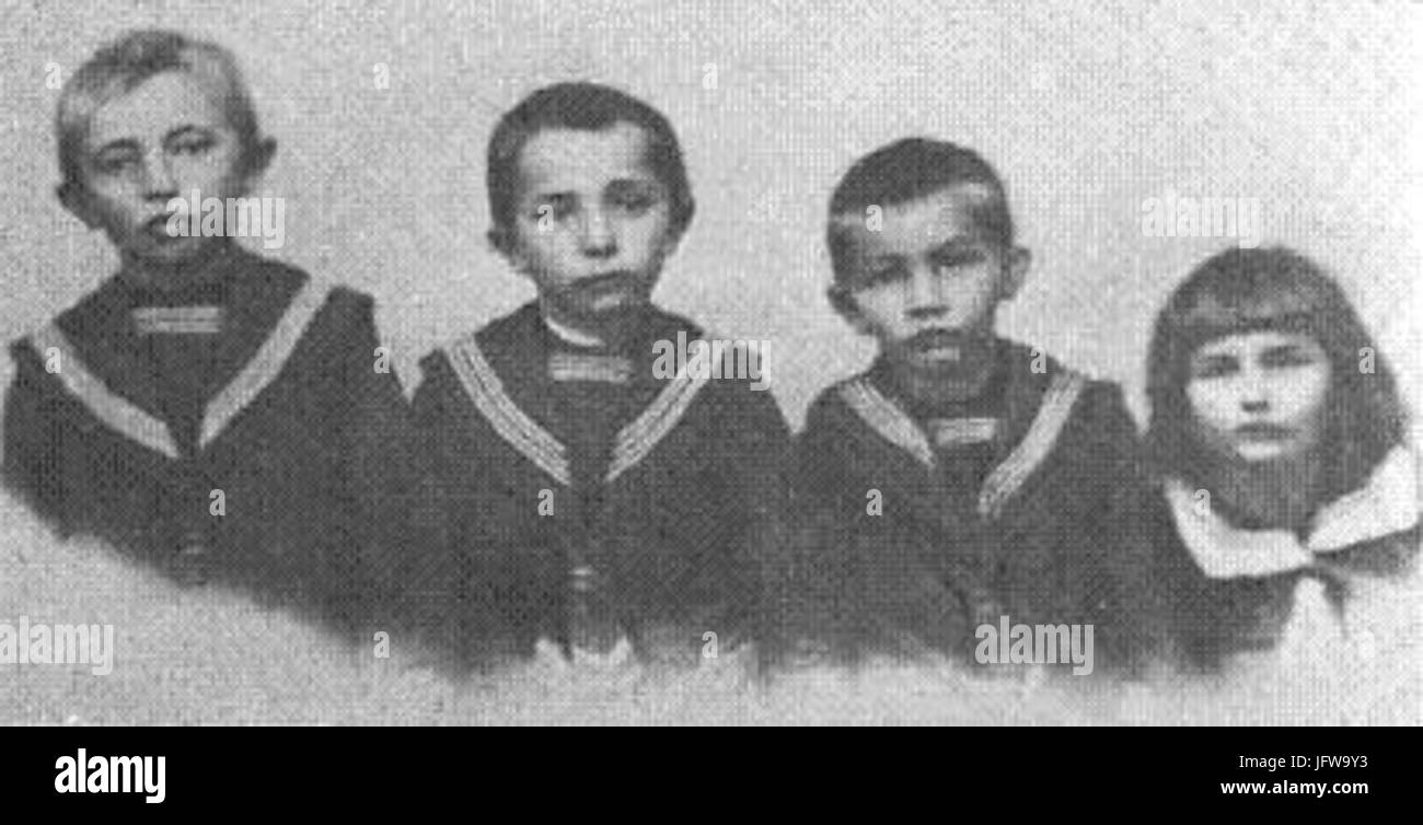 Siblings brother Black and White Stock Photos & Images - Alamy