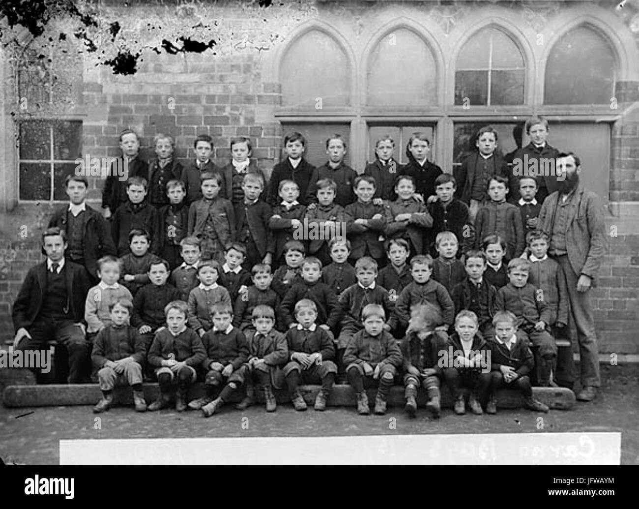 Boys Carno school 28189029 NLW3363600 Stock Photo - Alamy