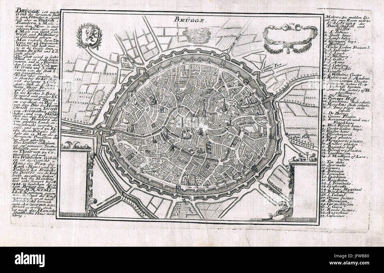 Brügge, Stridbeck, 1700 Stock Photo - Alamy