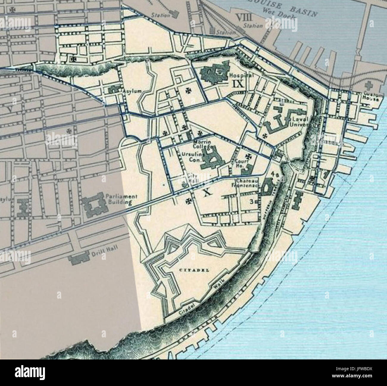 Quebec Old Map High Resolution Stock Photography and Images - Alamy