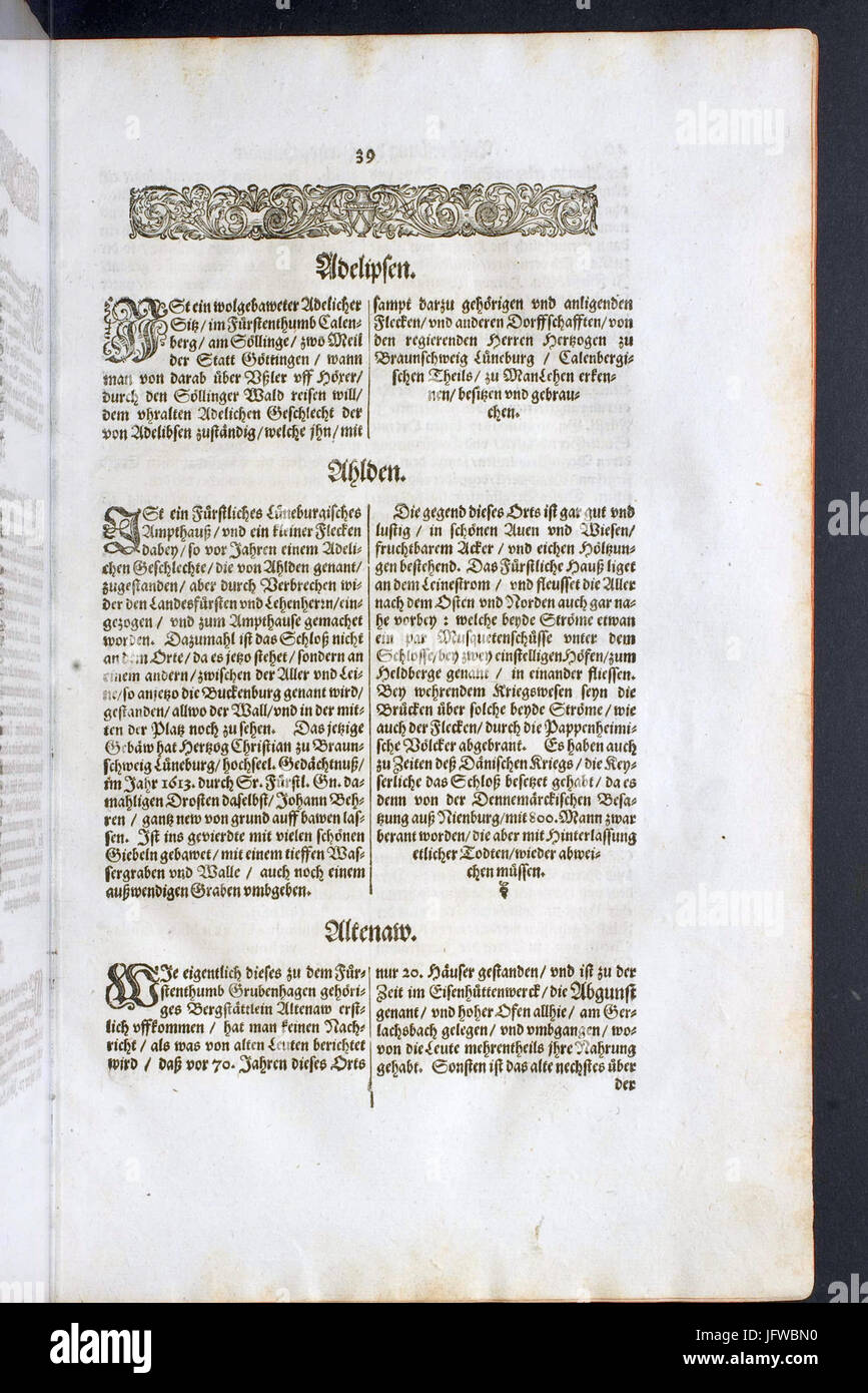 Braunschweig Lüneburg (Merian) 051 Stock Photo - Alamy