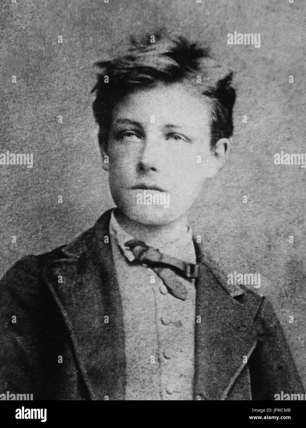 Arthur Rimbaud by Carjat - Musée Arthur Rimbaud 2 Stock Photo - Alamy