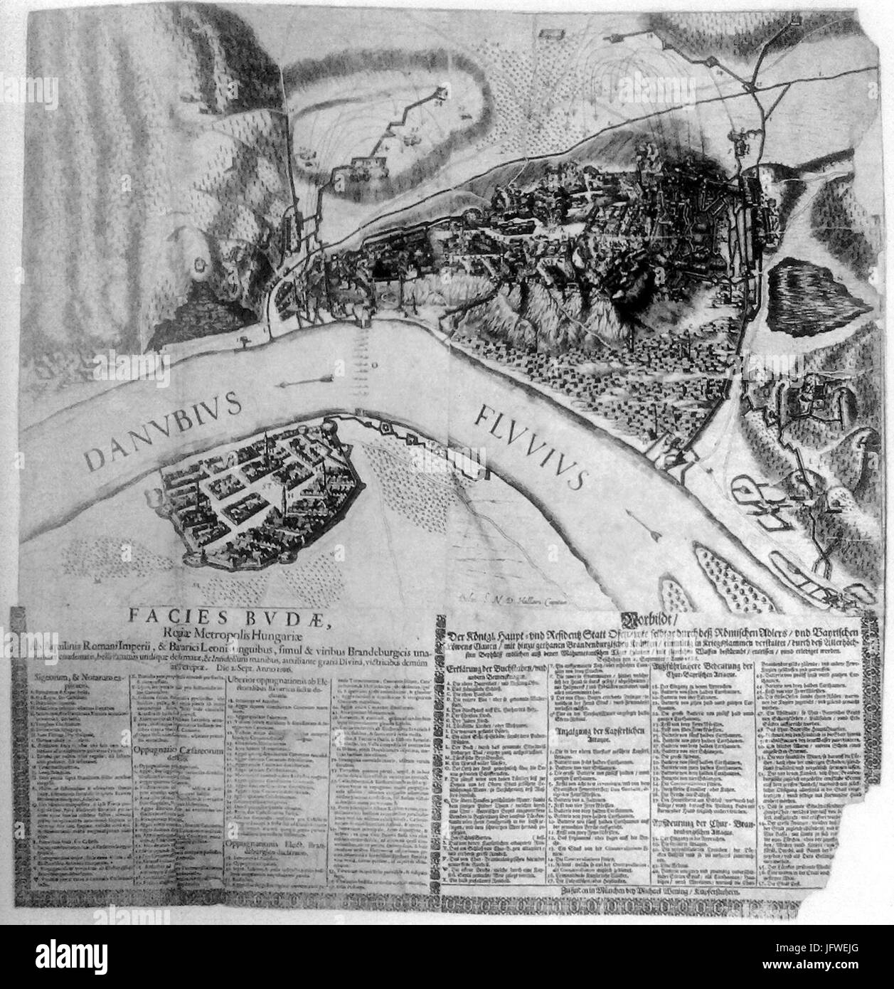 Map of buda Black and White Stock Photos & Images - Alamy