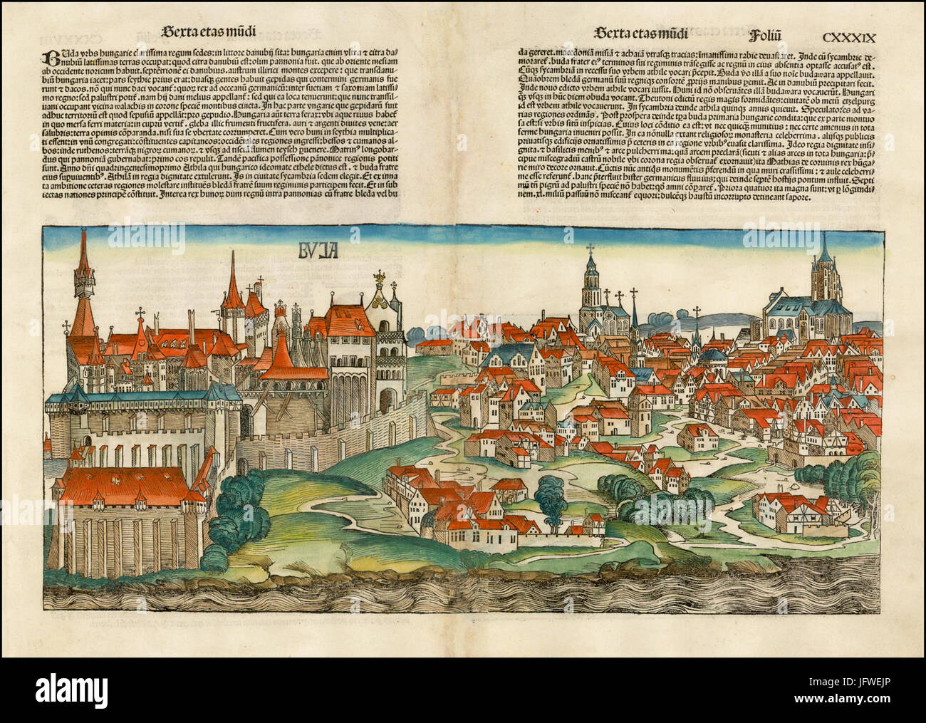 Map of buda hi-res stock photography and images - Alamy