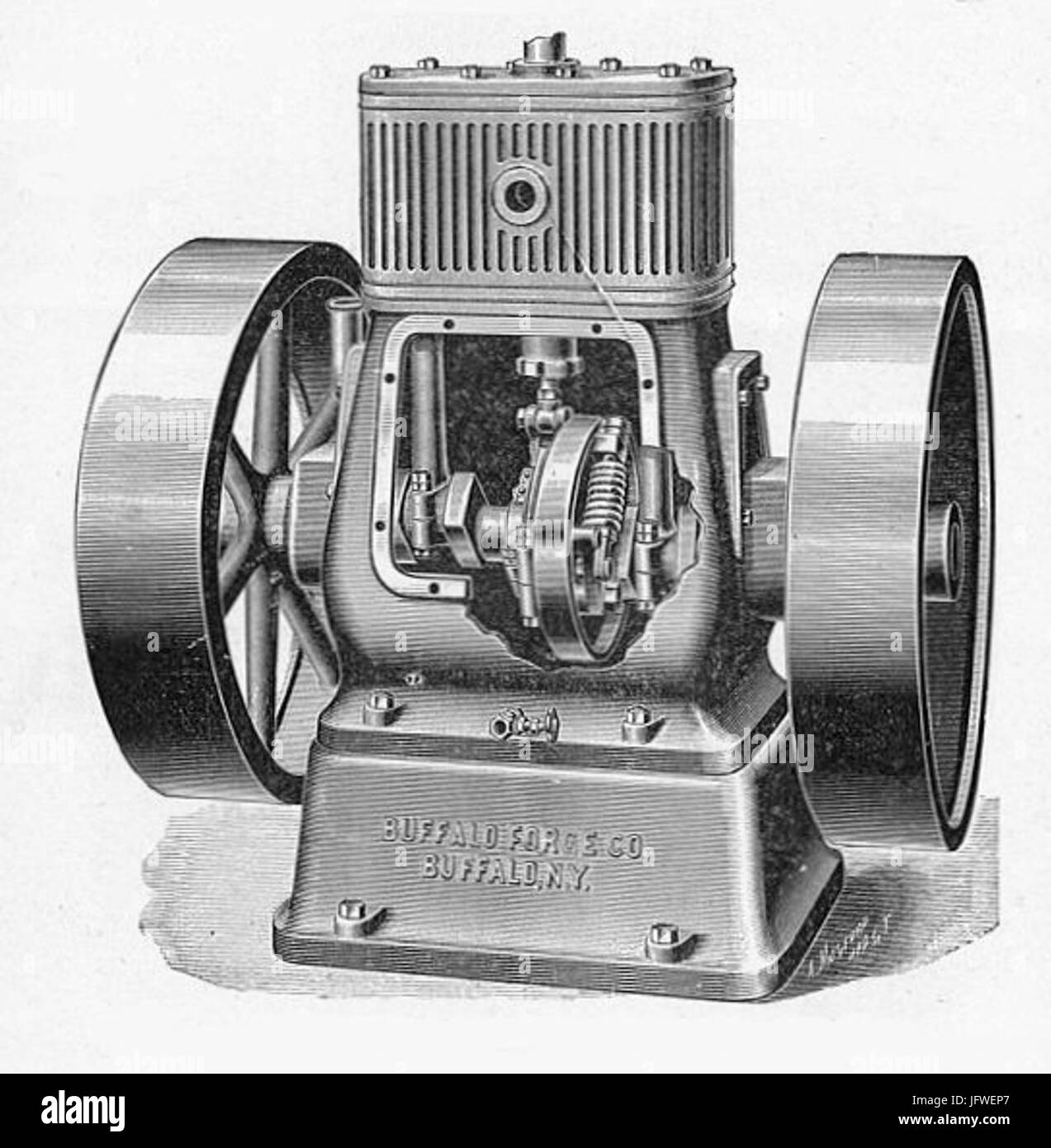 Buffalo steam engine 28New Catechism of the Steam Engine 190429 Stock ...