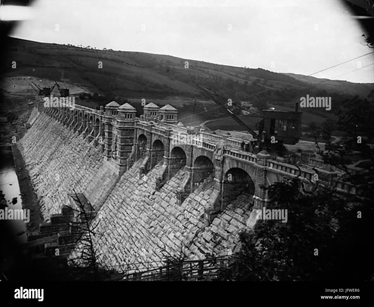 Dam at llanwddyn hi-res stock photography and images - Alamy