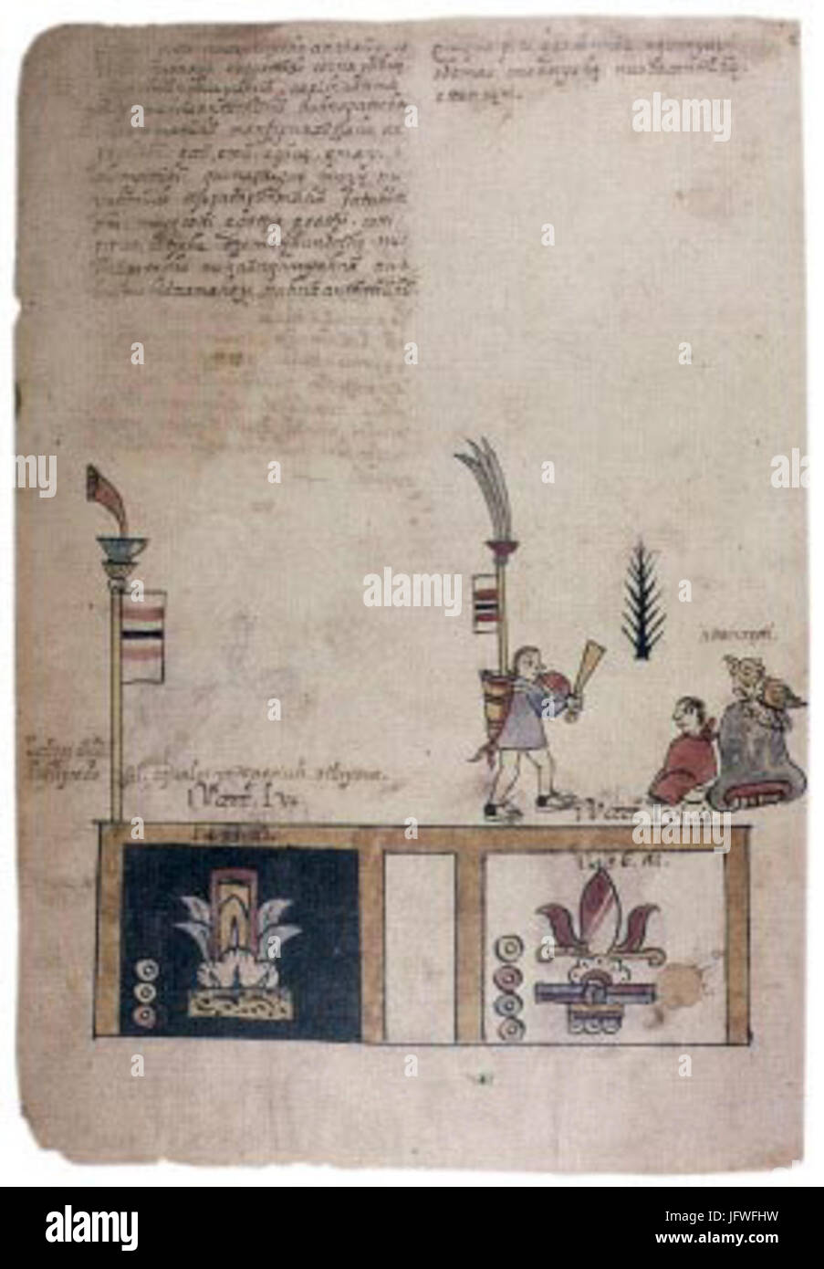 Códice de Huichapan Stock Photo - Alamy