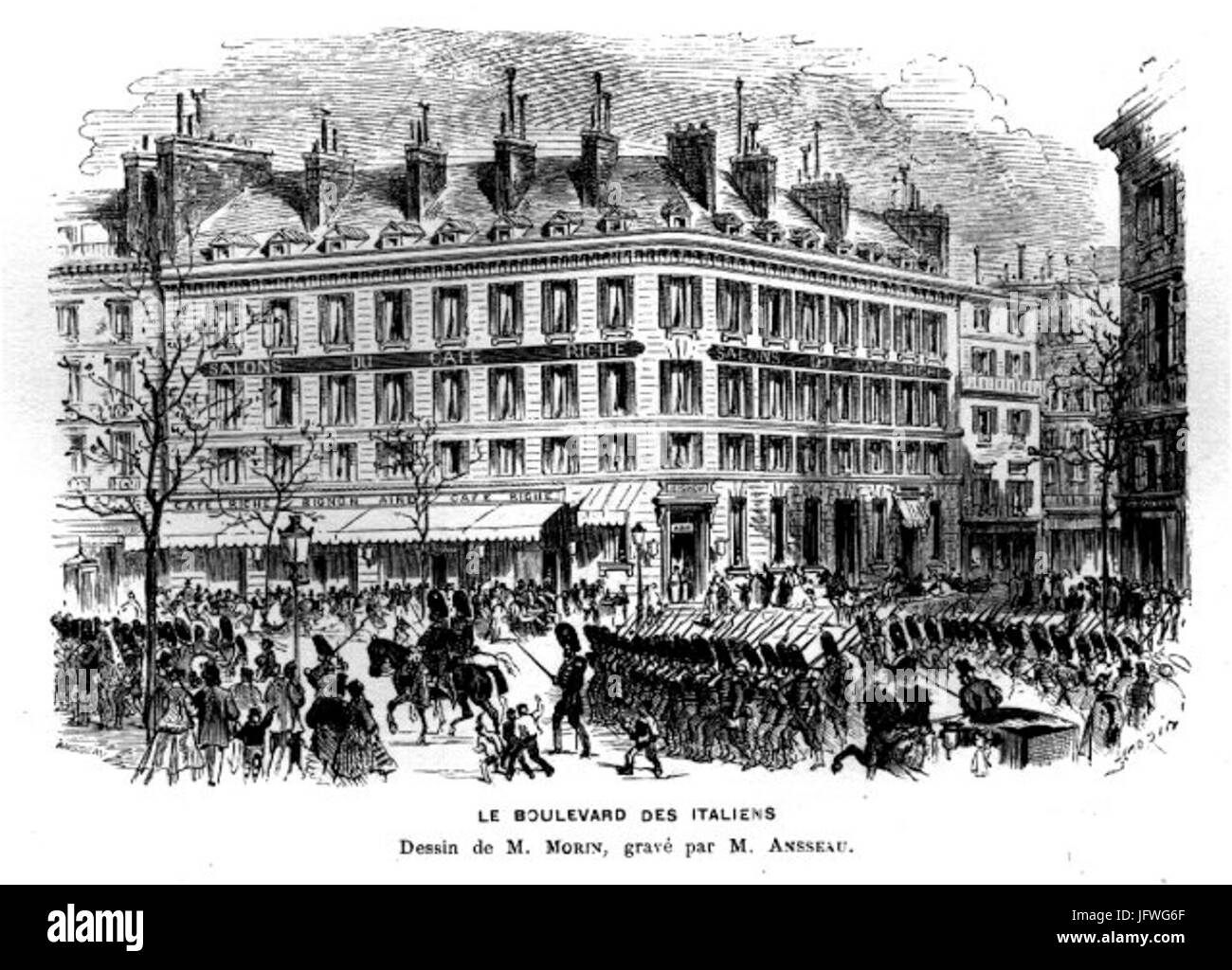 Riche cafe paris hi-res stock photography and images - Alamy