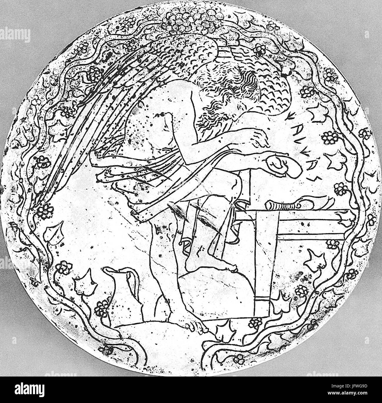 *Calchas Miroir Négatif* likely refers to a negative image or print of ...