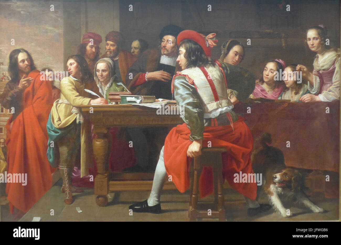 Calling Matthäus 1641 Stock Photo - Alamy