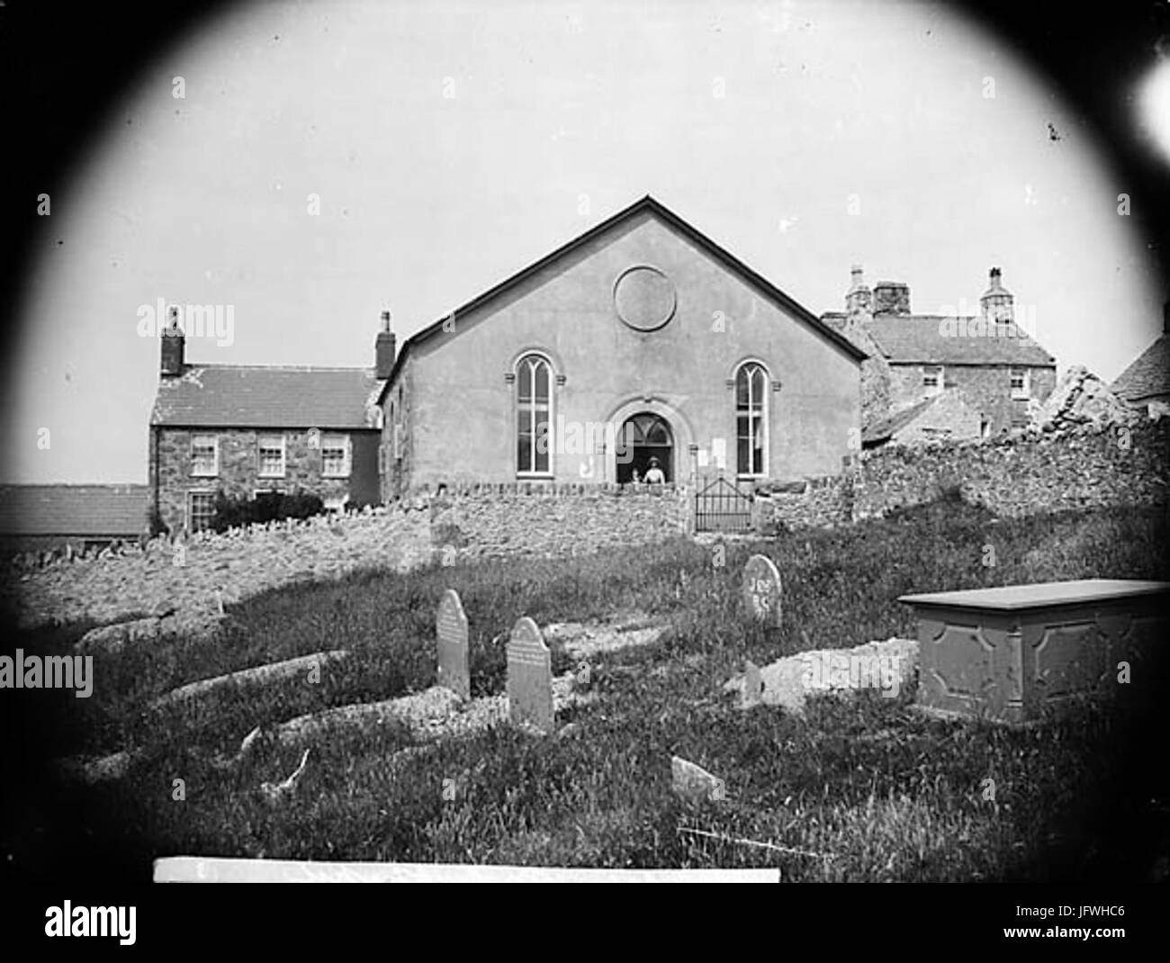 Calvinistic Methodist chapel Llithfaen NLW3361935 Stock Photo - Alamy