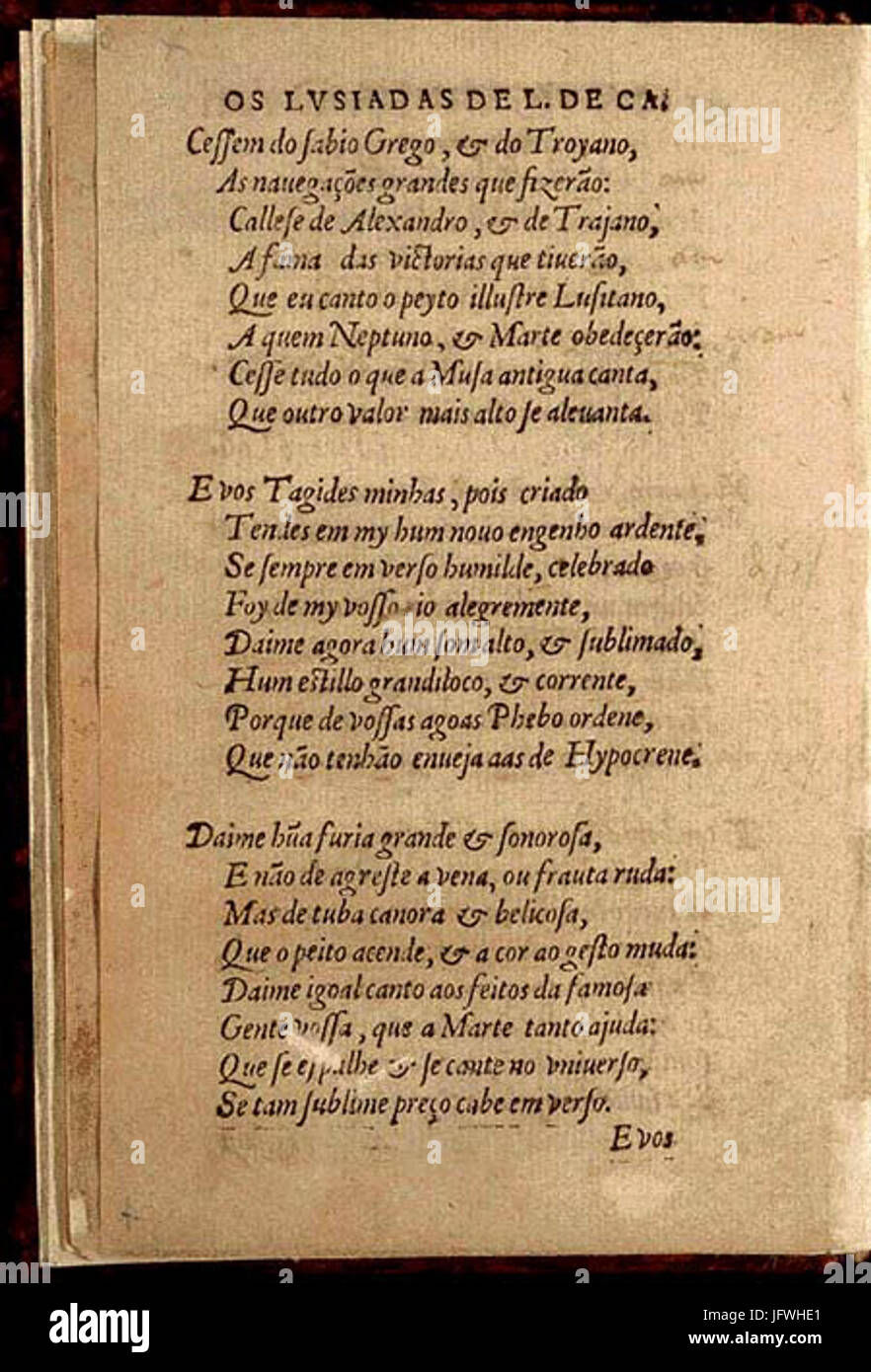 Cantos Os Lusíadas is a famous Portuguese epic poem by Luís de Camões ...
