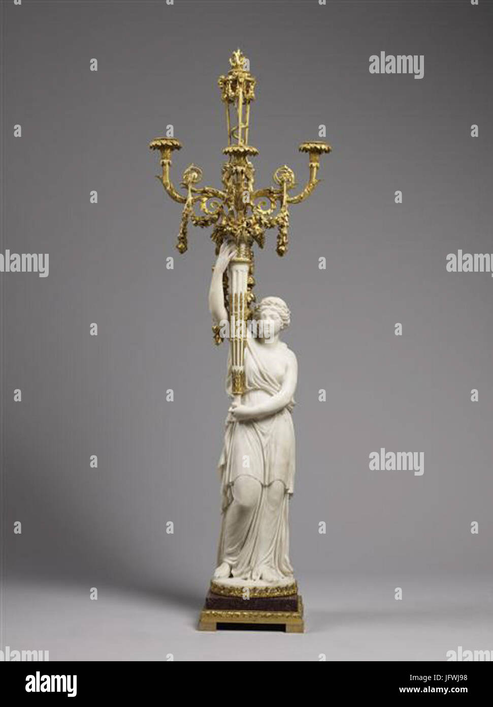 Candélabre de mesdames au château de Bellevue musée du louvre Stock ...