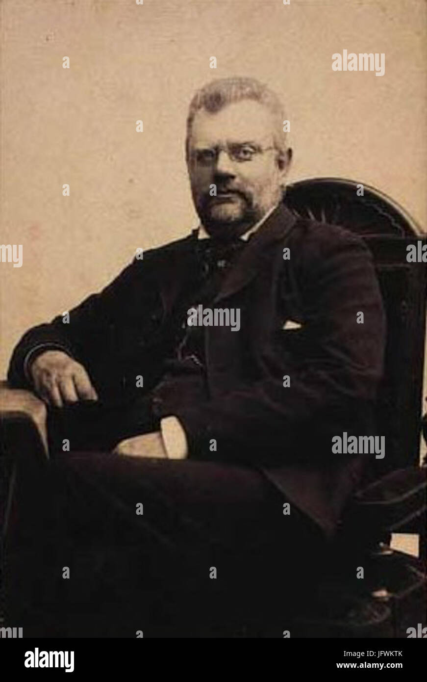 Carl Møller 1844-1898 by Augustinus 1895 Stock Photo - Alamy