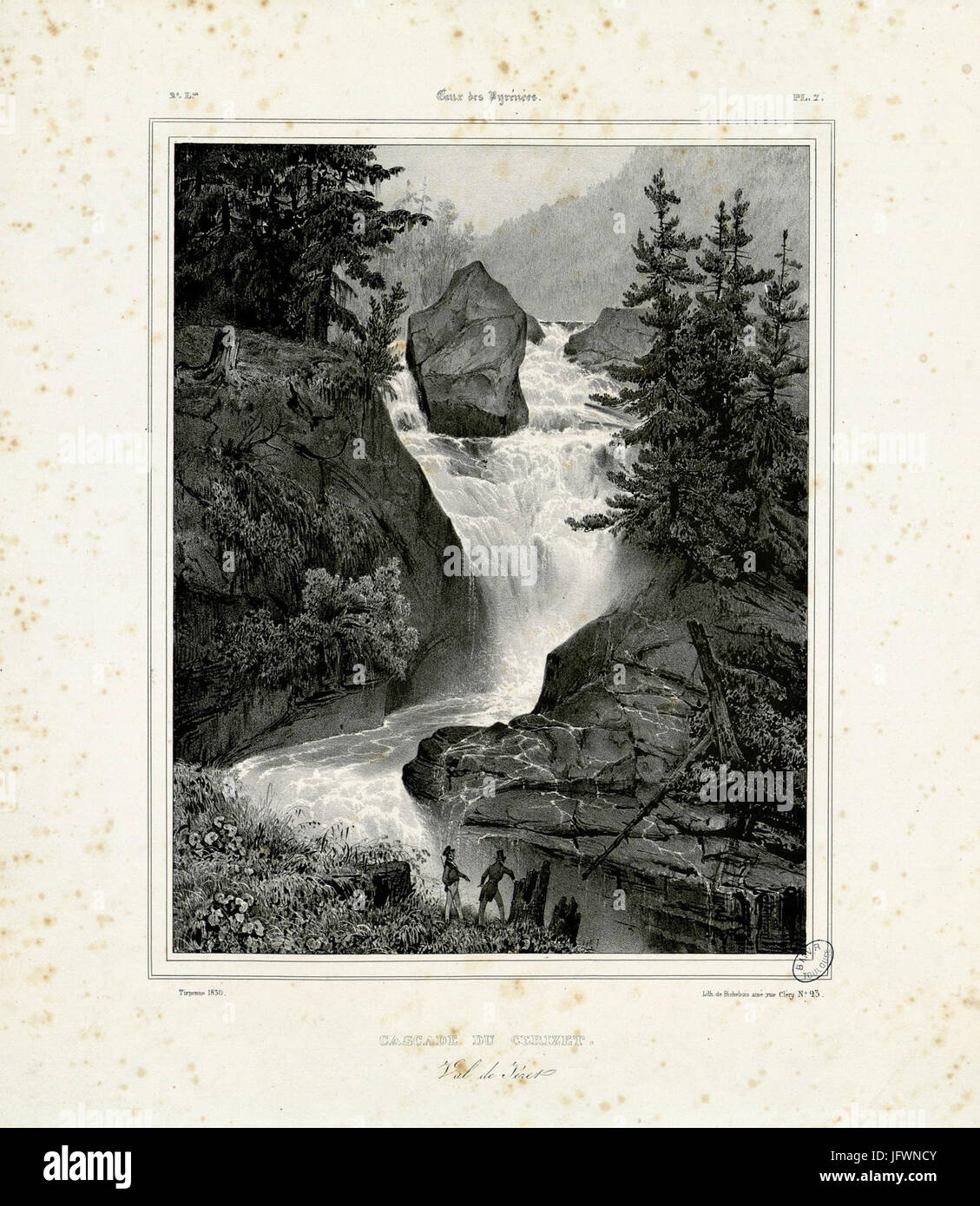 Cascade du Cerizet - Val de Jéret - Fonds Ancely - B315556101 A ...