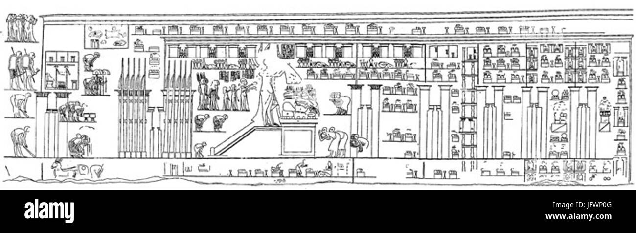 Aten temple Panehsy s tomb Stock Photo - Alamy