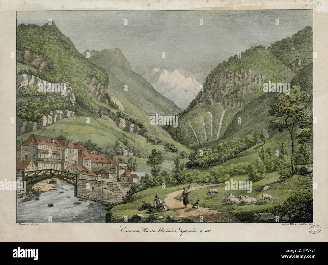 Cauterets, Hautes-Pyrénées. 13 septembre 1821 Cauterets, Hautes ...