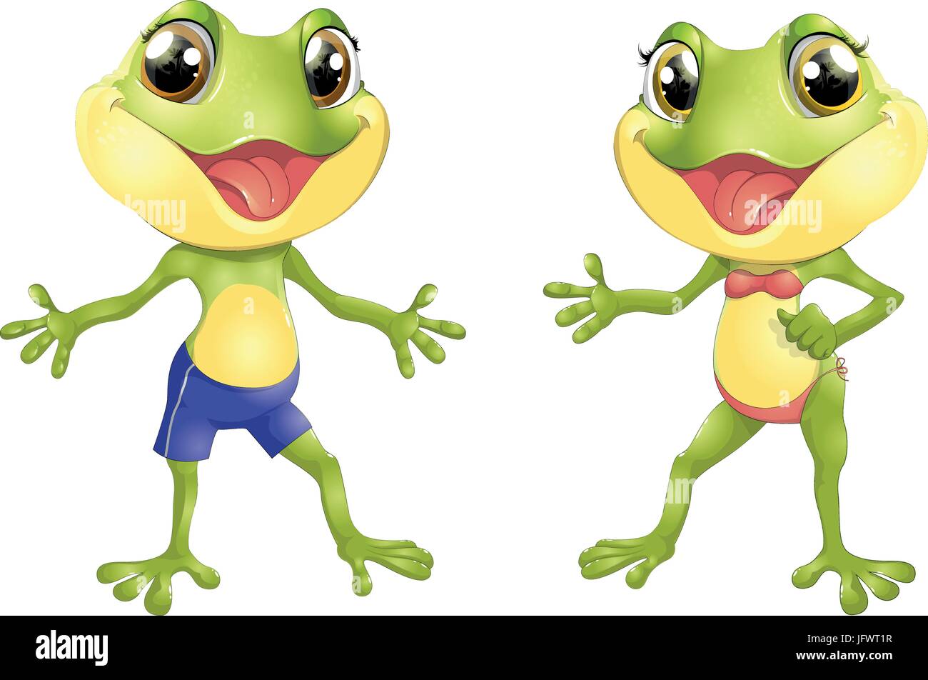 Frog cartoon hi-res stock photography and images - Alamy