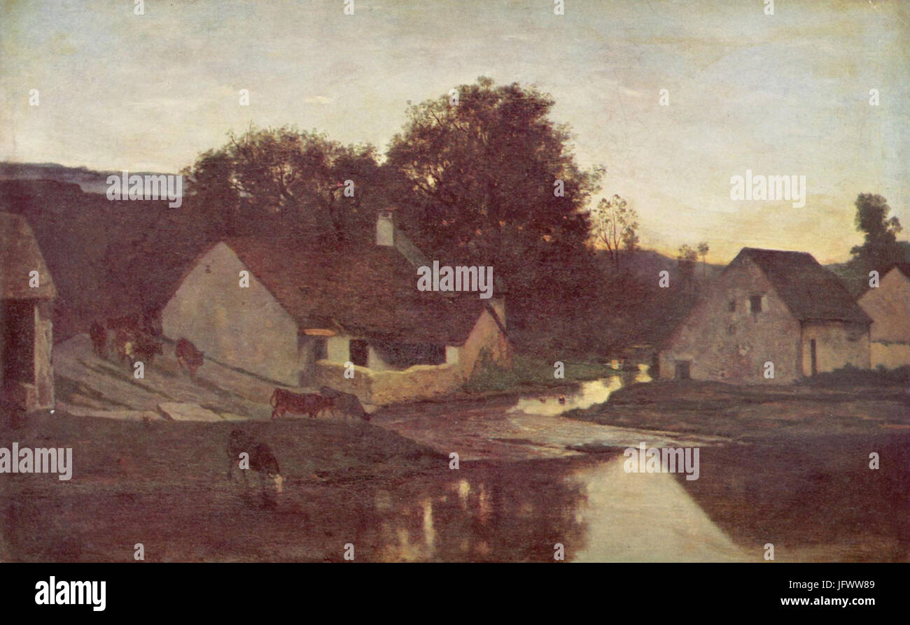 Charles-François Daubigny 001 Stock Photo - Alamy