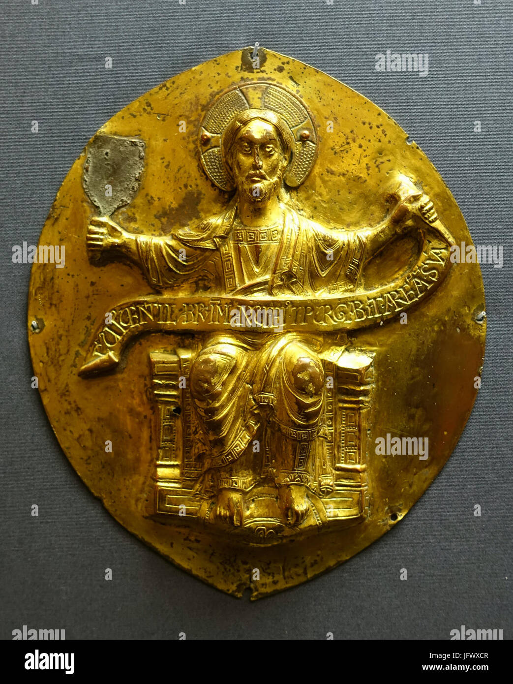 Christ with the Winnowing Fan separates the wheat from the chaff ...
