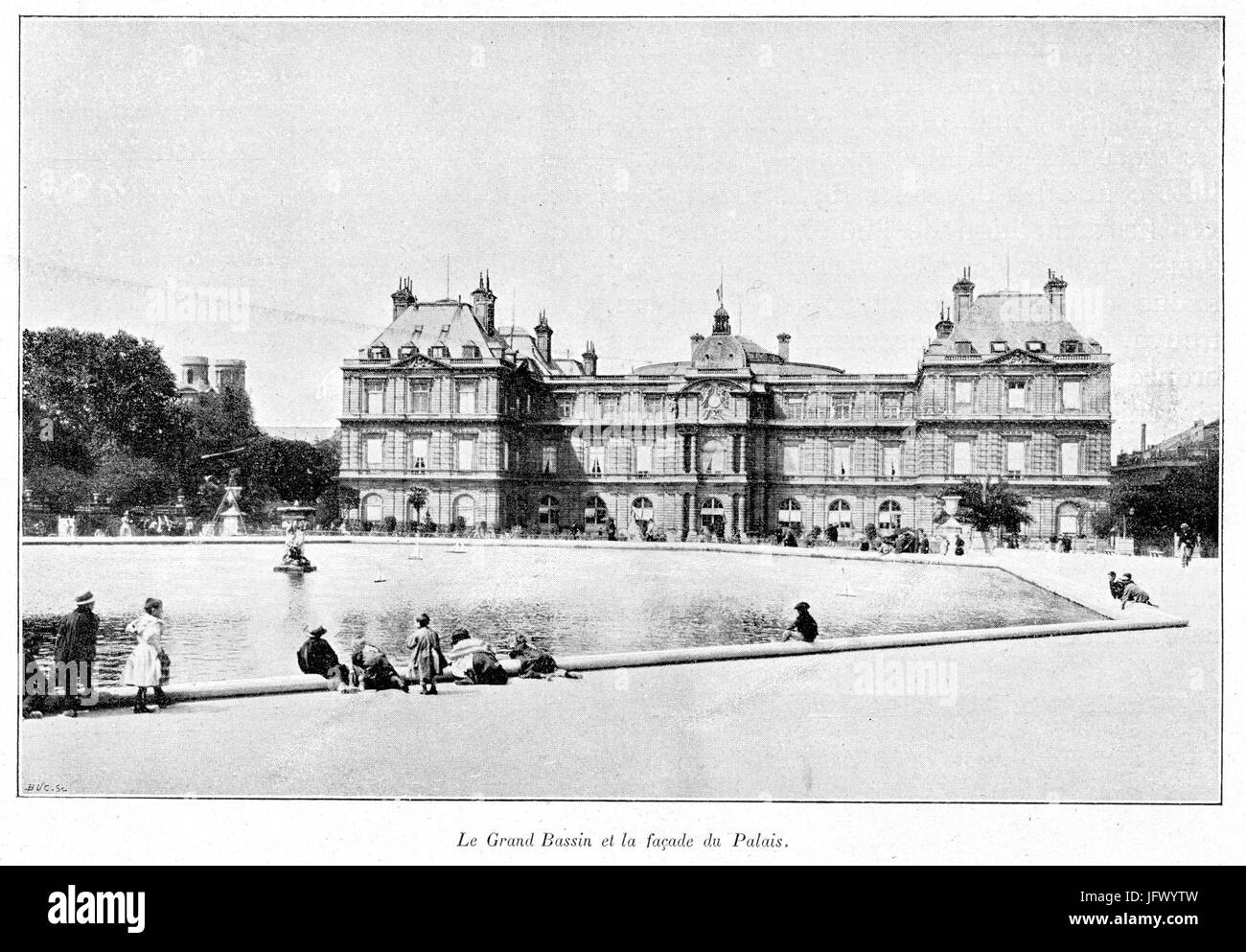 Clément Maurice Paris en plein air, BUC, 1897,031 Le Grand Bassin et la ...