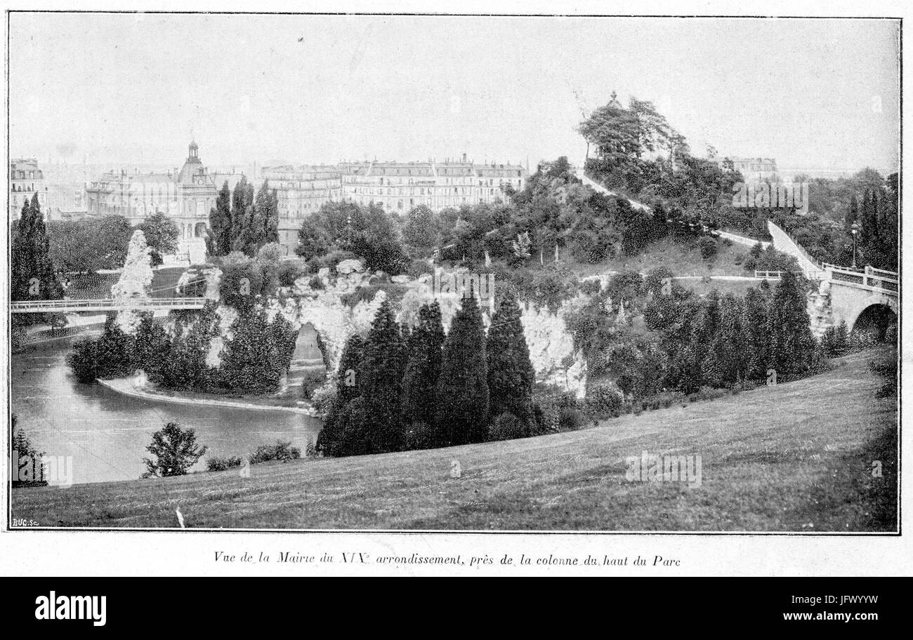 Clément Maurice Paris en plein air, BUC, 1897,105 Vue de la Mairie du ...