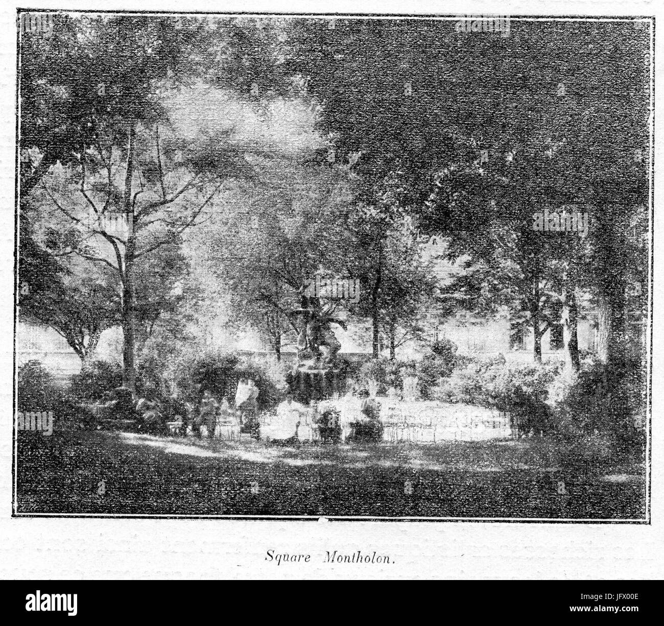 Clément Maurice Paris en plein air, BUC, 1897,121 Square Montholon ...