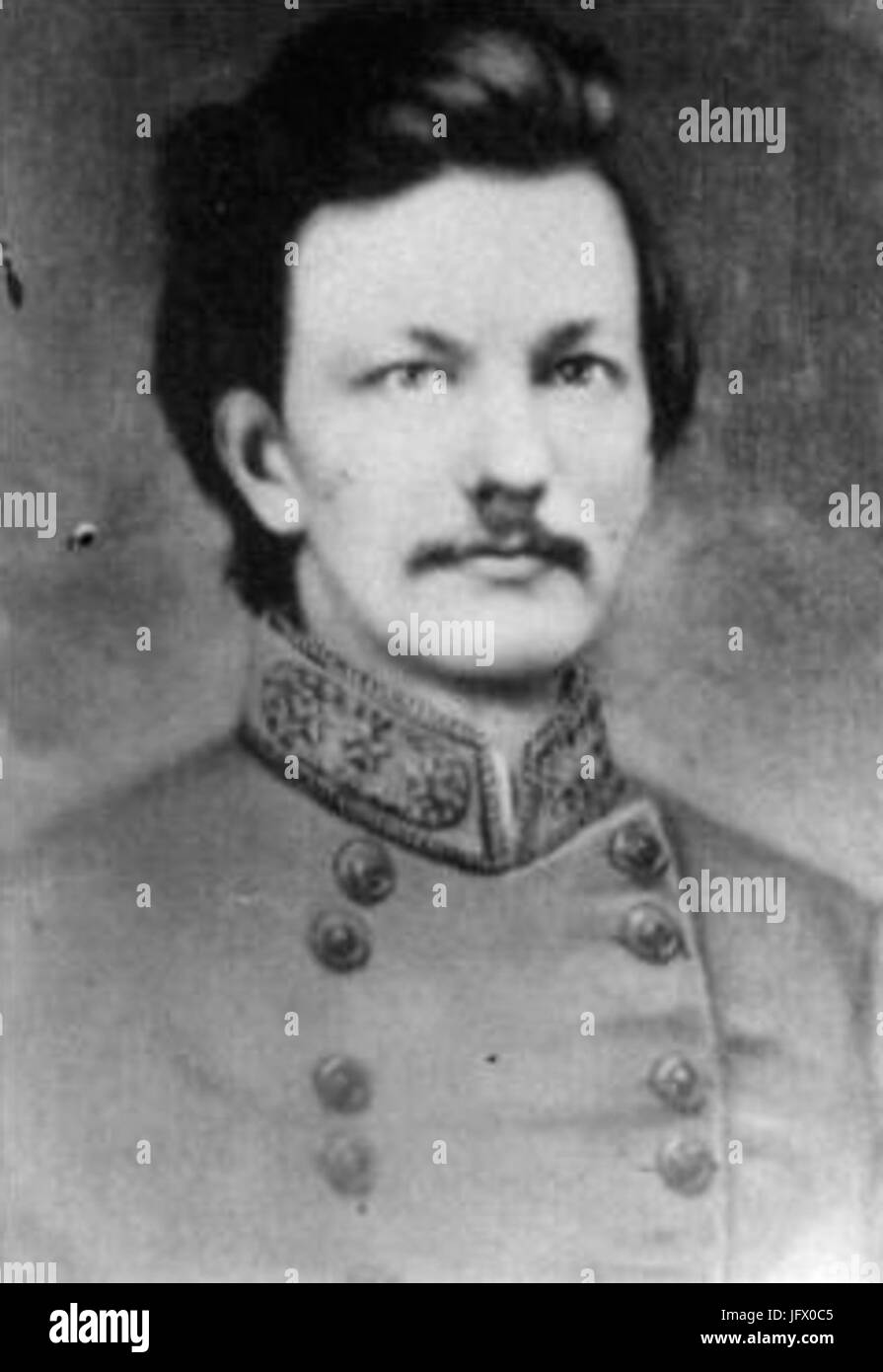 Clement A Evans Confederate General Stock Photo - Alamy