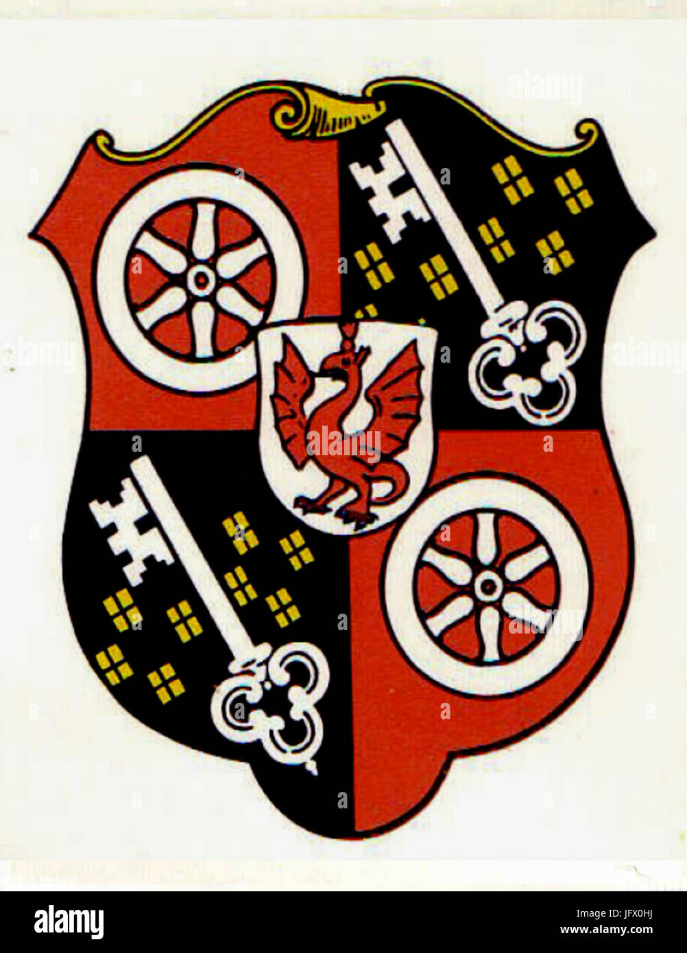 COA Emmerich Josef von Breidbach Bürresheim Stock Photo - Alamy