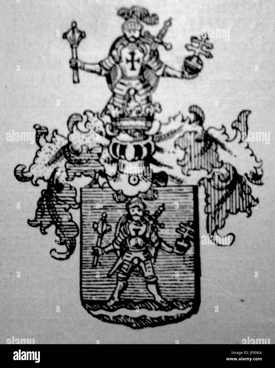 ơoat of arms of Ivơ3A1nka family Stock Photo - Alamy