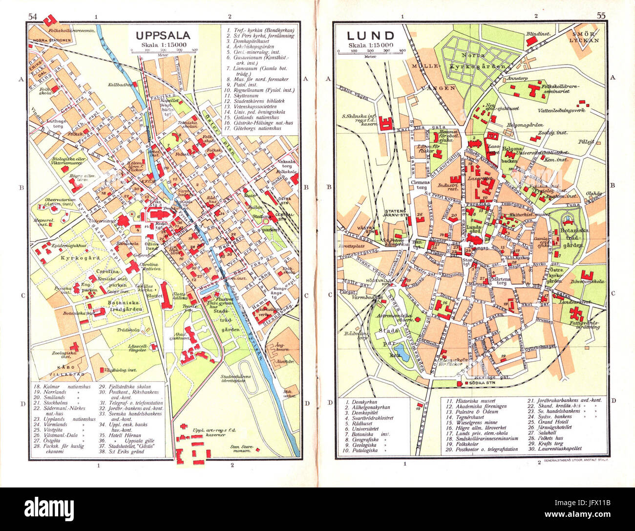 Uppsala map hi-res stock photography and images - Alamy